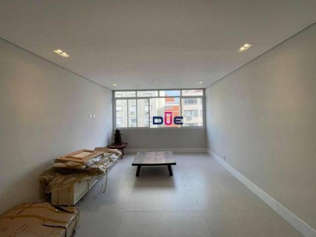 Apartamento 3 dormitórios 2 suítes, elevador privativo, no Gonzaga, Santos