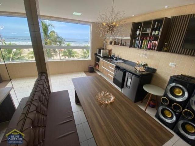 Apartamento Frente Mar 3 dorms e Lazer Completo! Financia!