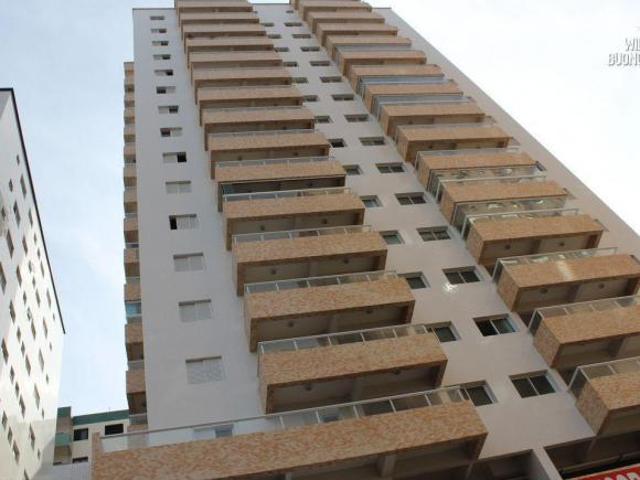 Apartamento 3 Dorms, Suíte, Sacada Envidraçada e Vista Mar a 50m da Praia