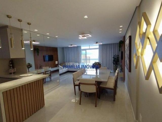 Apartamento 3 quartos 1 vaga vista mar à venda no Gonzaga, em Santos