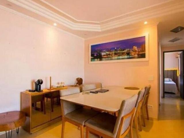 Apartamento 3 quartos 1 suíte em Vila Assunção, Santo André – 90 m², 2 vagas, mobiliado