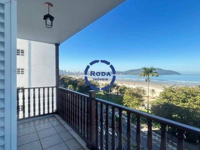 Apartamento 3 quartos 1 suíte para aluguel no Gonzaga, Santos – Frente, vista para o mar, 2 vagas