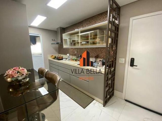 Apartamento 3 quartos c/ varanda gourmet à venda, c/ 91 m² por R$ 995.000 Vila Assunção Santo An