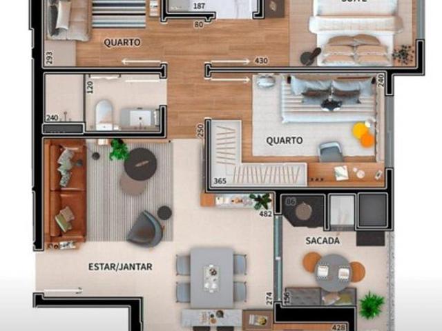 Apartamento 3 Quartos com Suíte no New Urban O melhor custo benefício do condomínio!