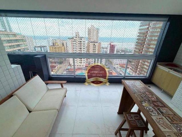 Apartamento 3 quartos com vista mar em Praia Grande