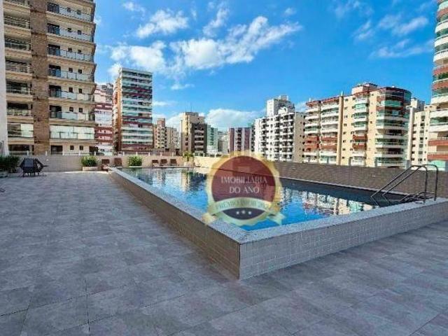 Apartamento 3 quartos com 2 suítes, vista mar e lazer completo próximo à praia na Guilhermina