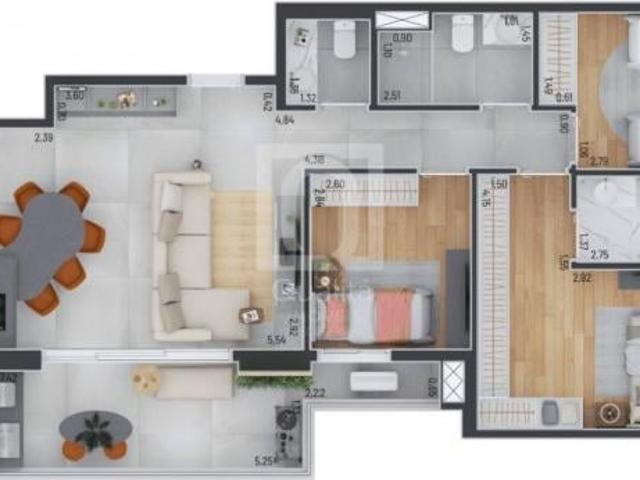 Apartamento 3 quartos à venda na planta Condomínio Saint Rémy Parque Campolim Sorocaba, SP