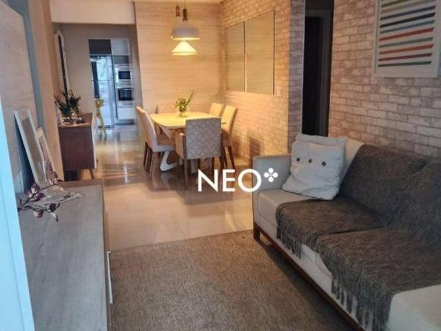 Apartamento 3 quartos e 2 vagas com lazer vista mar