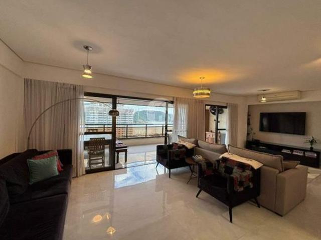 Apartamento 3 quartos e 2 vagas de garagem com Vista Mar Ponta da Praia Santos/SP