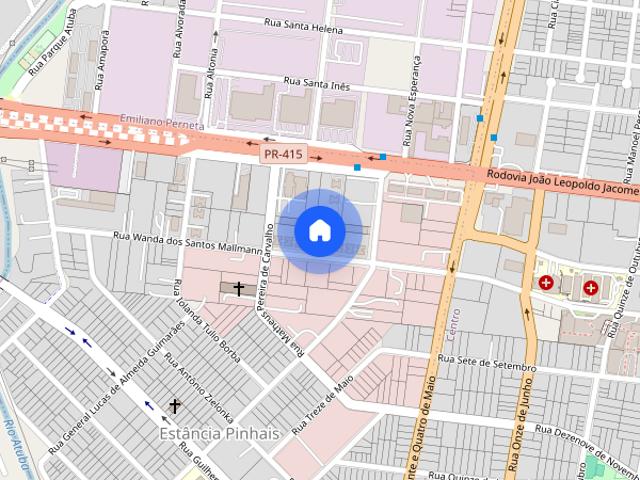 Apartamento 3 Quartos Estancia Pinhais 67m²