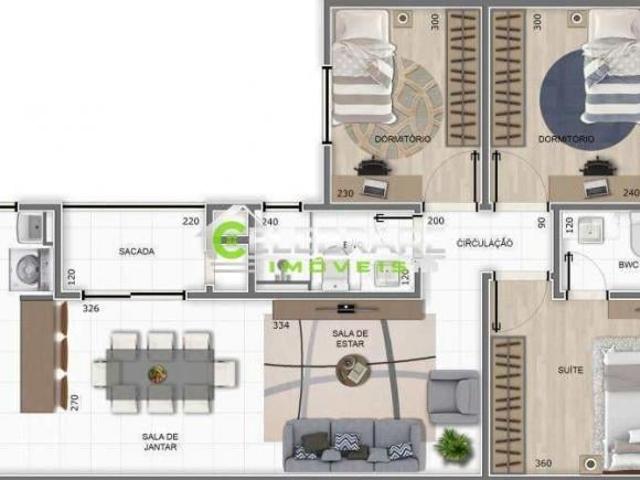 Apartamento 3 quartos Estância Pinhais | CEL288