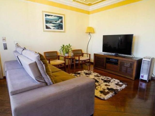 Apartamento 3 quartos mobiliado, frente, Centro de Santo André – Financia