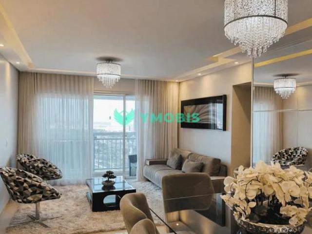 APARTAMENTO 3 QUARTOS NO RESIDENCIAL PANORAMA ANDAR ALTO, VISTA LIVRE, VARANDA GOURMET E 2 VAGAS A
