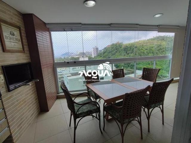 Apartamento 3 quartos sacada vista mar Enseada