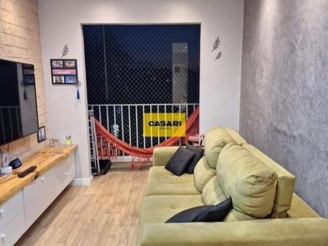 Apartamento 3 quartos, suite, varanda, 2 vagas, 70m2, Taboão SBC, av olinto d