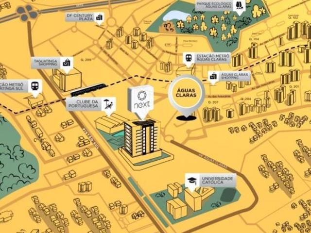 Apartamento 3 Quartos para Venda em Brasília, Areal Águas Claras, 3 dormitórios, 1 suíte, 2 banhei