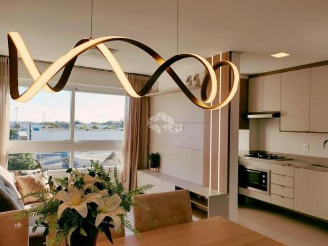 Apartamento 3 suítes, 4 Banhieros, Mobiliado e Decorado, 1 Vaga, no Bairro Navegantes em Capão da Ca