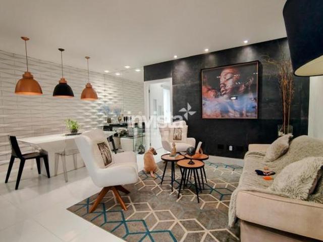 Apartamento 3 suítes, 155 m², frente, Santos Gonzaga – 3 vagas demarcadas diferencial