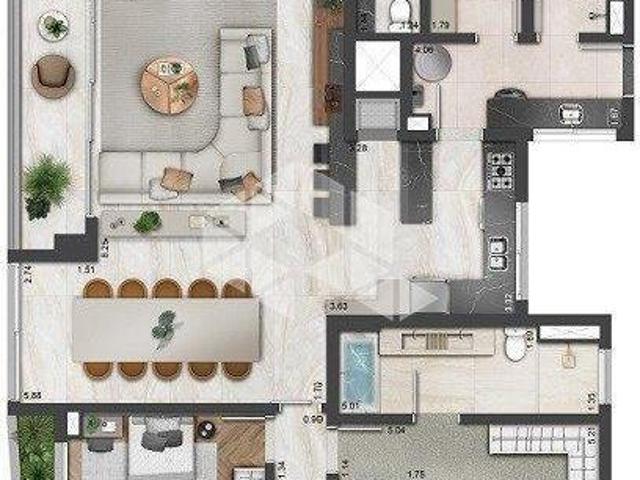 Apartamento 3 suítes, 2vagas, Porsche Consulting Jardim Europa