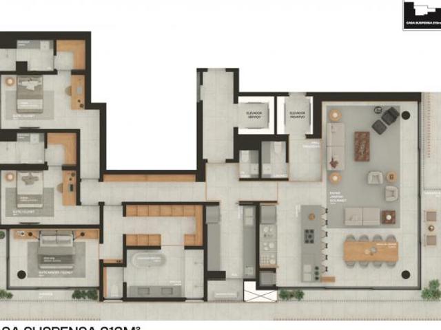 Apartamento 3 Suítes 3 Vagas Bigorrilho