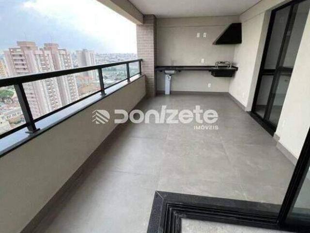 Apartamento 3 suítes com 161,64 m², 3 vagas e varanda gourmet – Campestre, Santo André