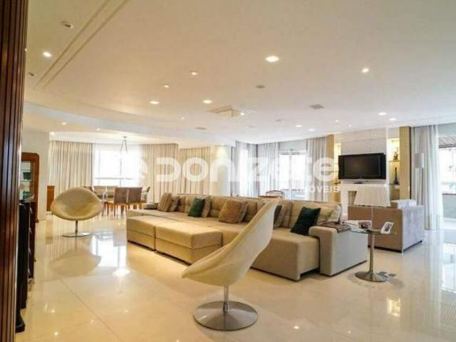 Apartamento 3 suítes com 4 vagas, mobiliado e infraestrutura completa no Jardim, Santo André