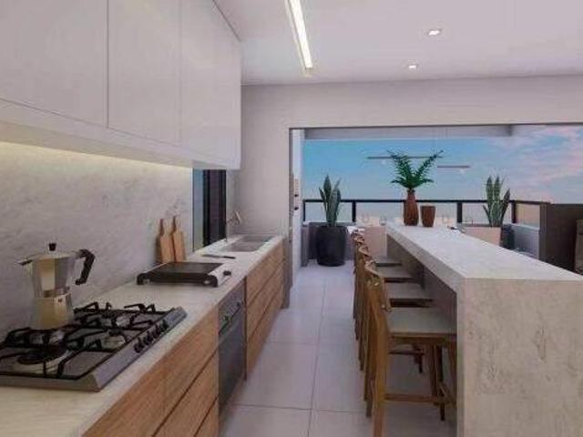 Apartamento 3 suítes com varanda gourmet e 3 vagas na Vila Santa Teresa, Santo André