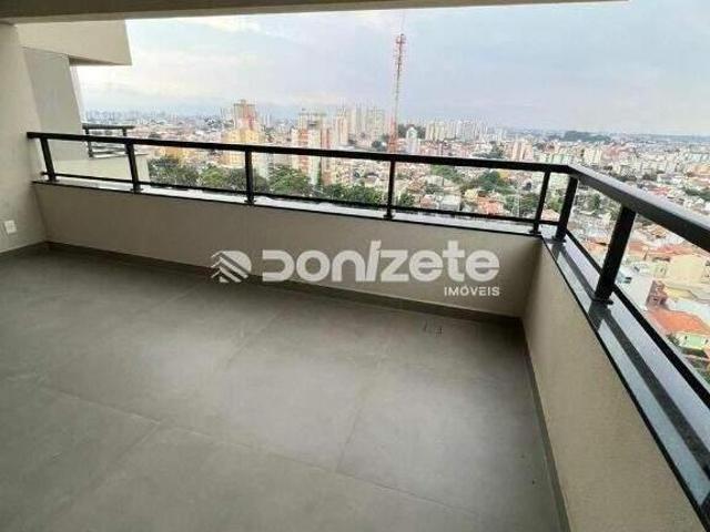 Apartamento 3 suítes com varanda gourmet e 3 vagas no Campestre, Santo André