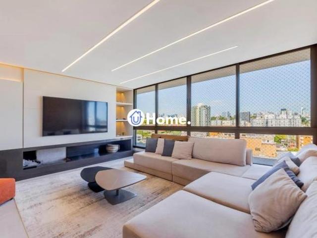 Apartamento 3 suítes mobiliado por arquiteta | 3 vagas | Lareira | Churrasqueira