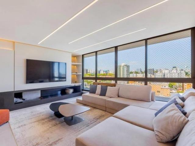 Apartamento 3 suítes mobiliado por arquiteta | 3 vagas | Lareira | Churrasqueira | High Garden Boa V