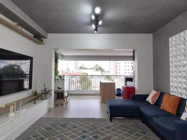 Apartamento 3 suítes na Vila Assunção, frente, 2 vagas –Venda