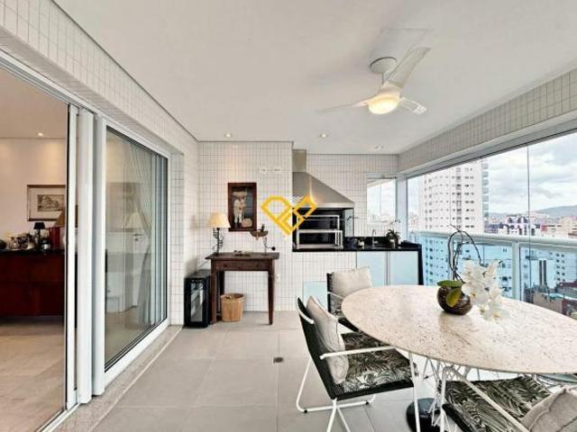 Apartamento 3 suítes no Boqueirão – 184 m², varanda gourmet e 3 vagas