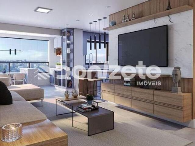 Apartamento 3 suítes no Centro de Santo André | 127 m², 2 vagas, lazer completo