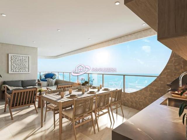 Apartamento 3 Suites no Costa Del Mare Frente Mar na Aviação Praia Grande