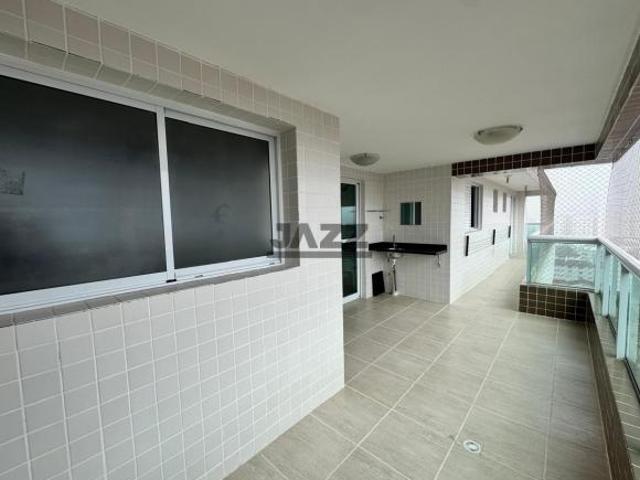 Apartamento 3 Suítes, Sacada Gourmet 117m² 200 metros do mar Boqueirão Praia Grande