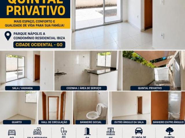 APARTAMENTO TÉRREO COM QUINTAL À VENDA