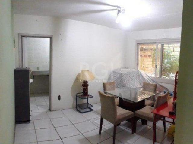 Apartamento térreo de 1 dormitório com pátio
