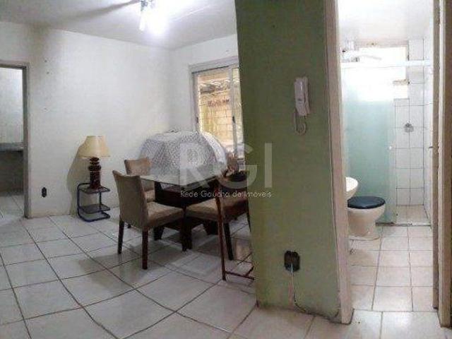 Apartamento térreo de 1 dormitório com pátio