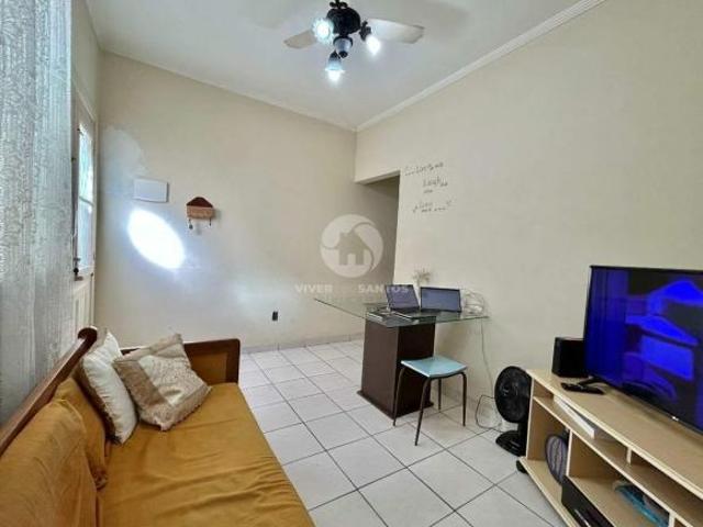 Apartamento térreo de 1 quarto à venda no bairro do Campo Grande Santos