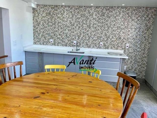Apartamento tipo Cobertura, com 3 dormitórios à venda, 178m² Aparecida Santos/SP