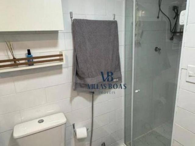 Apartamento tipo flat totalmente mobiliado na região central de São José dos Campos próximo a banco