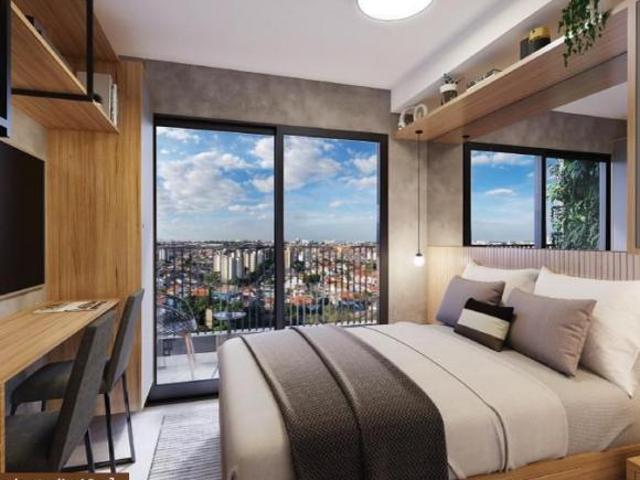 Apartamento tipo para venda com 1 quarto, 25m²