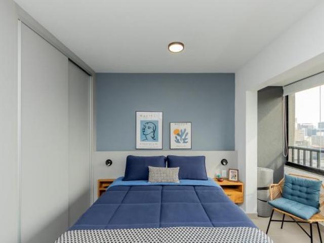 Apartamento tipo para venda com 1 quarto, 25m²