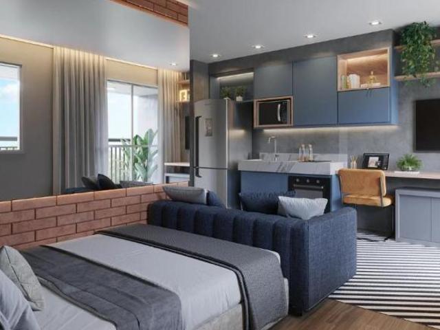 Apartamento tipo para venda com 1 quarto, 30m²