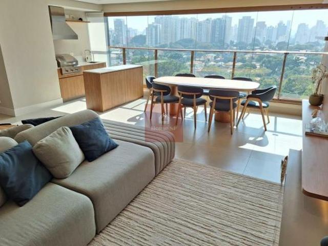 Apartamento tipo para venda em Brooklin Novo com 3 quartos, sendo 3 suítes, 143m²