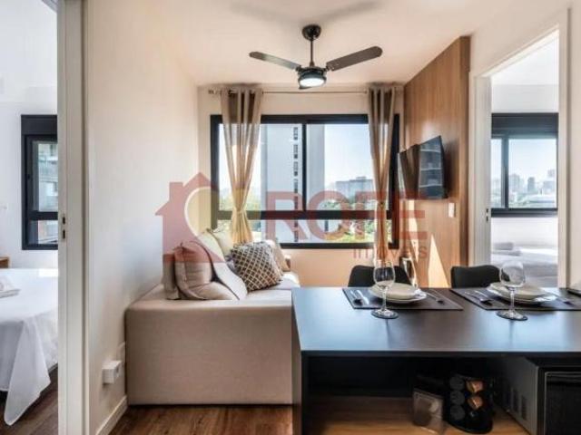 Apartamento tipo para venda em Moema com 1 quarto, 34m²