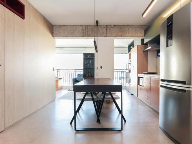 Apartamento tipo para venda em Sta Ceciíla com 1 quarto, sendo 1 suíte, 50m²
