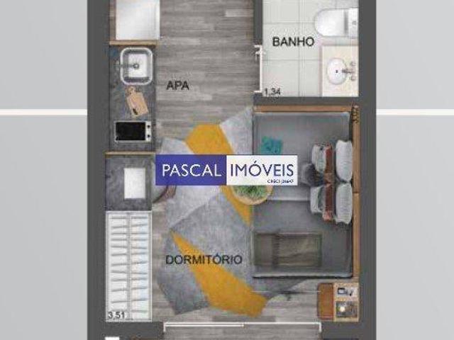Apartamento tipo Studio Brooklin 1 Dormitório