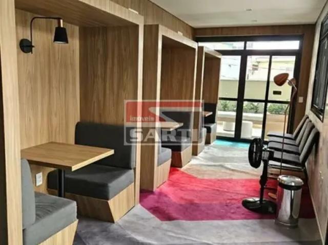 Apartamento tipo studio com 26m², com sala ampliada e 1 dormitório grande oferta!