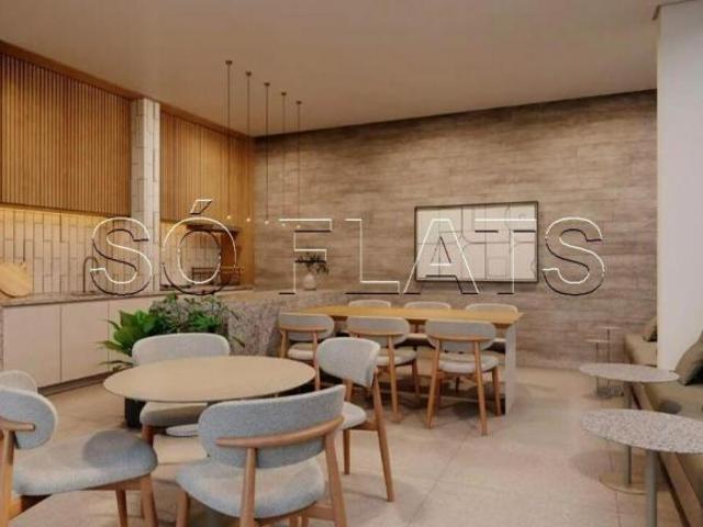 Apartamento tipo studio em Moema com 23,96m² sem vaga de garagem